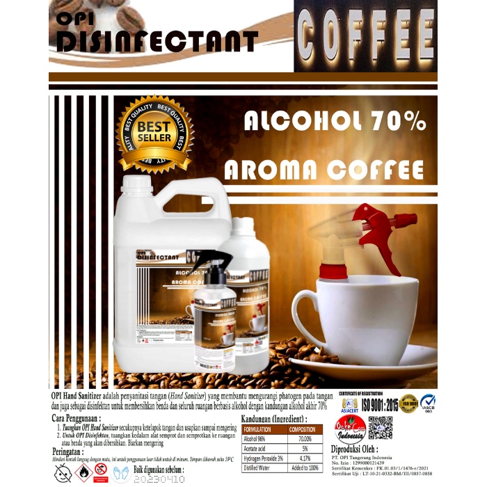 Jual Disinfektan 5 Liter Wangi Coffee | Shopee Indonesia