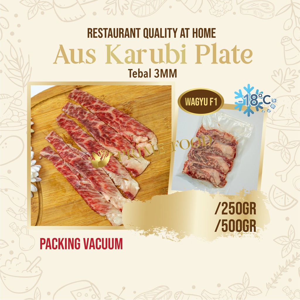 Jual AUS Karubi Plate MM0113 wagyu nya Shortplate | Shopee Indonesia