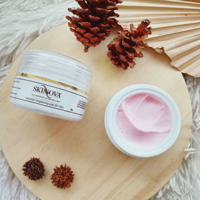 Jual Skinnova Sunscreen Brightening Pink (mt 100) | Shopee Indonesia