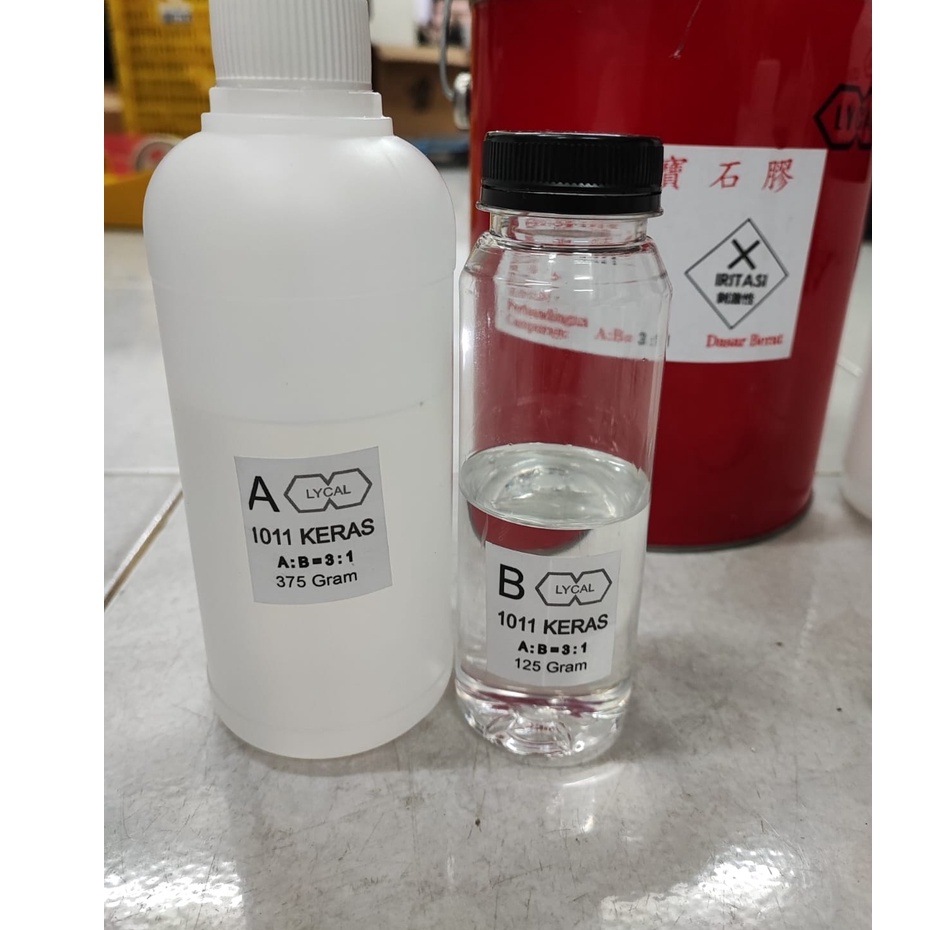 Jual Resin Lycal Bening 1011 500 gram | Shopee Indonesia