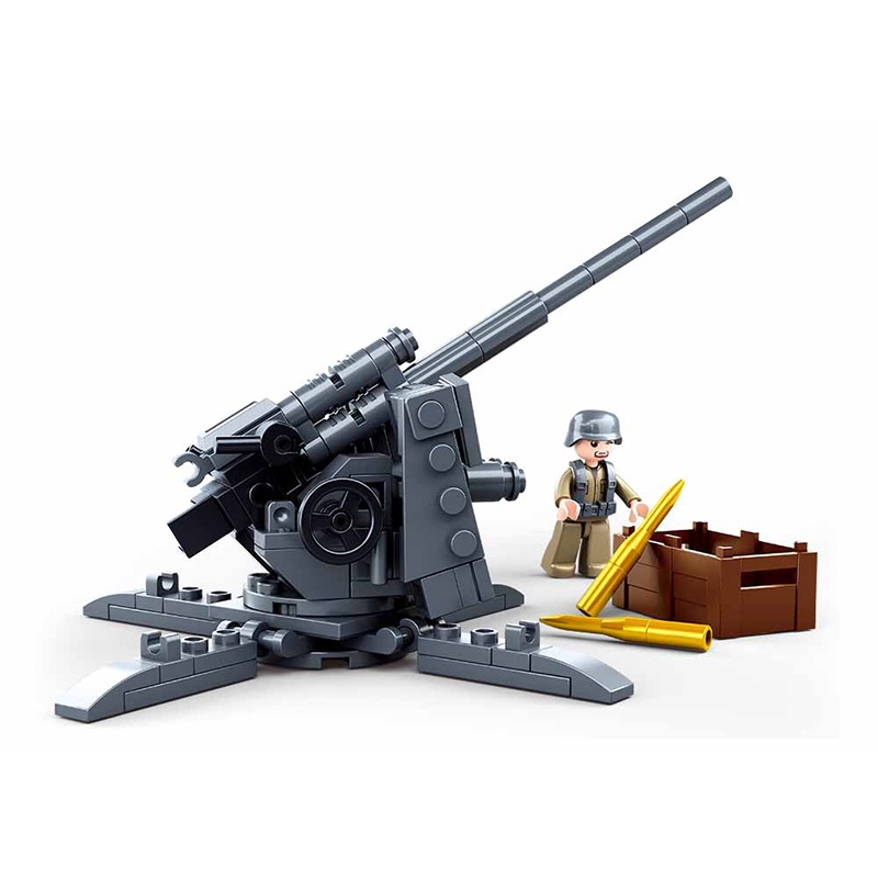Jual Mainan Edukasi Anak Brick Sluban M38-B0852 Army Meriam - German 88 ...