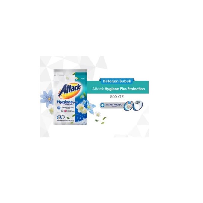Jual Attack Detergen Hygiene Plus Protection 800 Gr | Shopee Indonesia