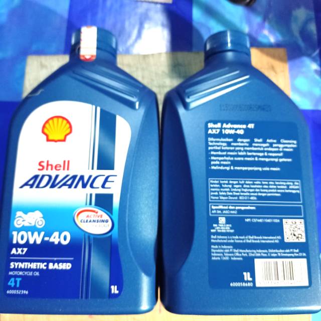 Jual ORIGINAL Oli Shell ax7 4t UK.1 lt for all motor | Shopee Indonesia