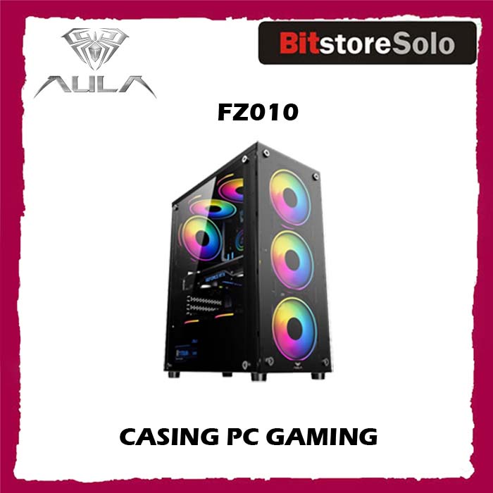 Jual Casing PC Gaming Aula FZ008 FZ010 FZ011 FZ012 RGB Tempered Glass ...