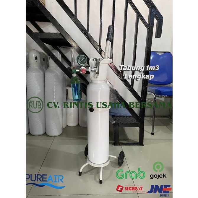Jual TERBAIK!!! Tabung Oksigen 1m3 lengkap (tabung, troly, regulator ... Jual TERBAIK!!! Tabung Oksigen 1m3 lengkap (tabung, troly, regulator ...