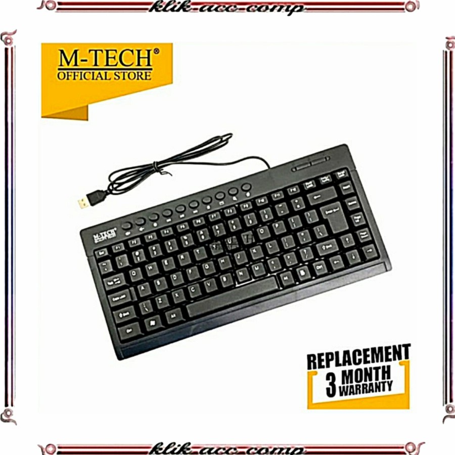 Jual M-Tech Original Keyboard PC Laptop Mini Multimedia MTK 01 | Shopee ...