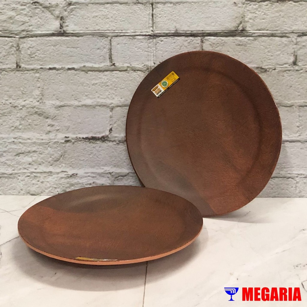 Jual Piring Ceper Melamine GOLDEN DRAGON 8" PST101-08MF Motif Kayu ...