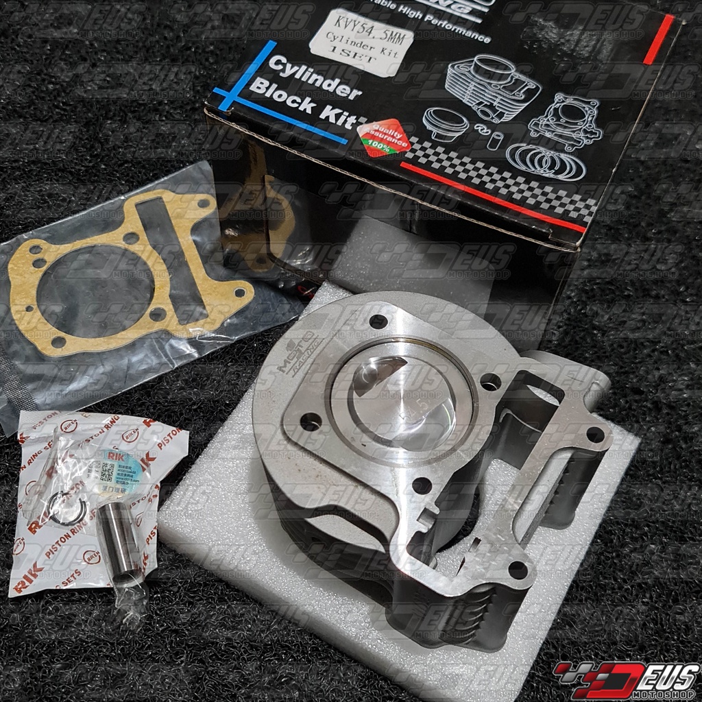 Jual Blok Bore Up Kit Moto1 Beat Scoopy Karbu Starter Kasar KVY 54,5mm ...