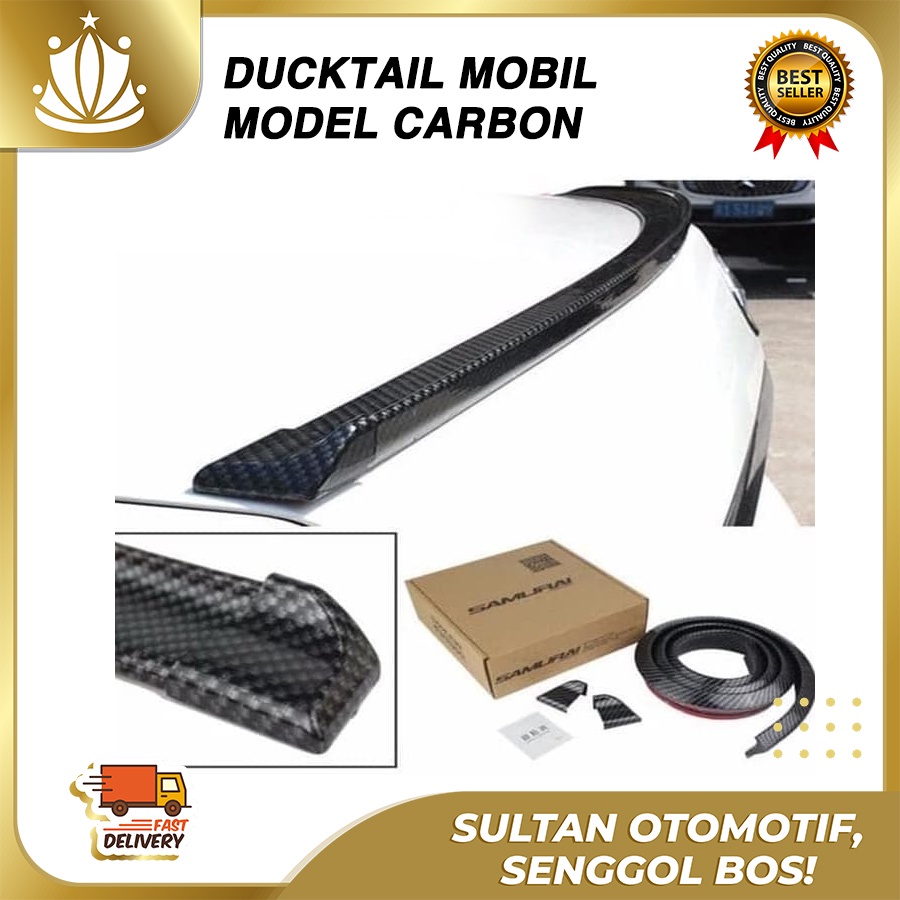 Jual Ducktail Spoiler Carbon / Lips Spoiler Carbon Karbon UNIVERSAL ...