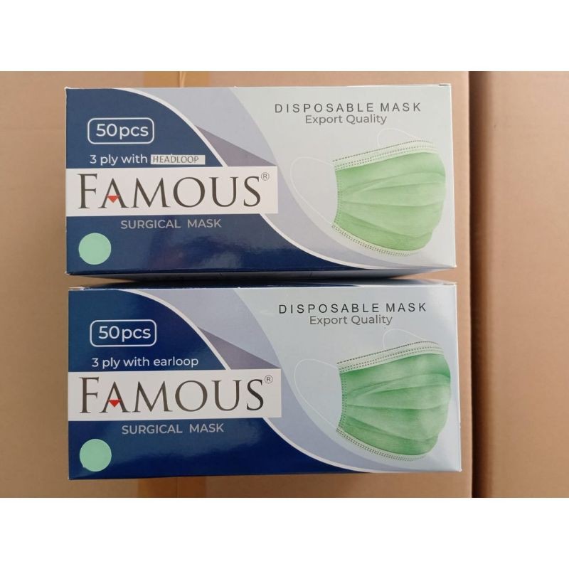Jual Masker Hijab dan Non Hijab 3 Fly Merk Famous isi 50 | Shopee Indonesia