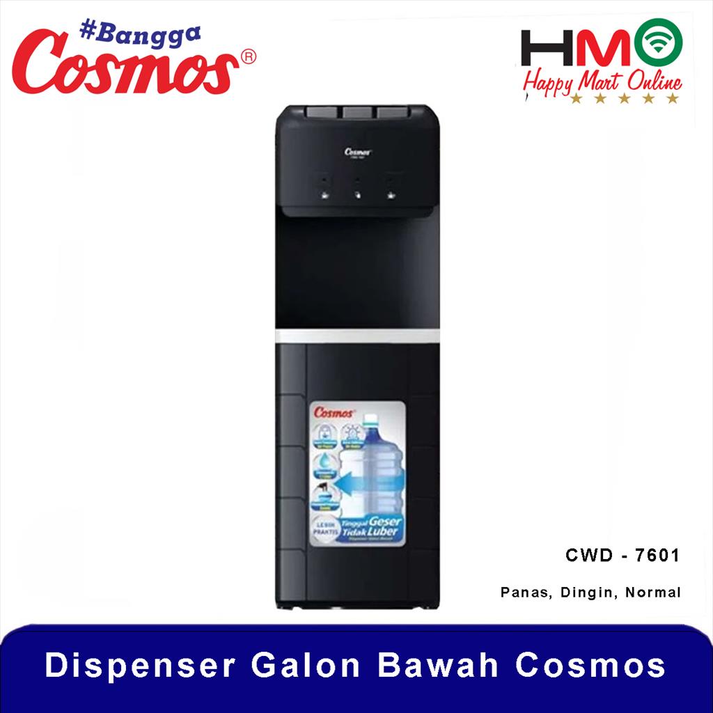 Jual Cosmos CWD 7601 DIspenser Galon Bawah Panas Dingin Normal Low Watt ...