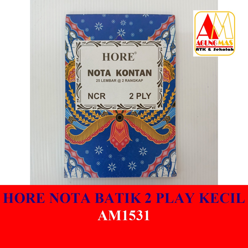 Jual HORE NOTA BATIK 2 RANGKAP KECIL | Shopee Indonesia