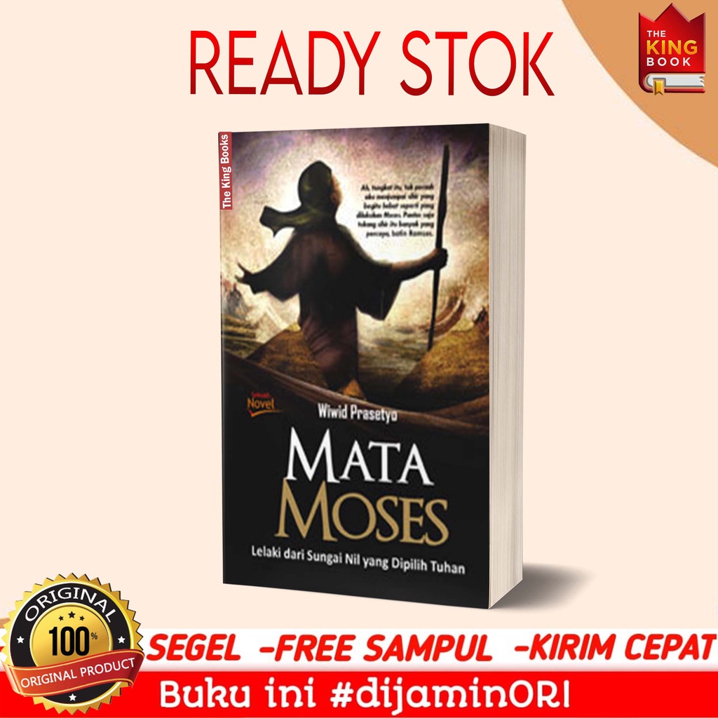 Jual Buku Mata Moses - Wiwid Prasetyo Novel Mata Moses novel tentang musa moses | Shopee Indonesia