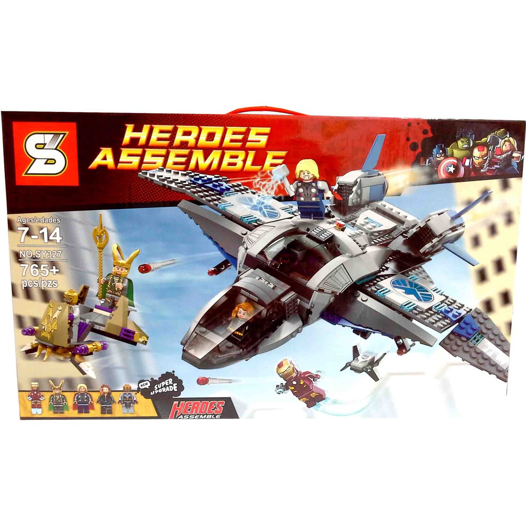 Jual Bricks SY 327 Heroes Assemble Pesawat Avengers SY327 | Shopee ...
