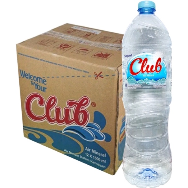 Jual Club Air Mineral 1500 ML Dus (12 Botol) | Shopee Indonesia