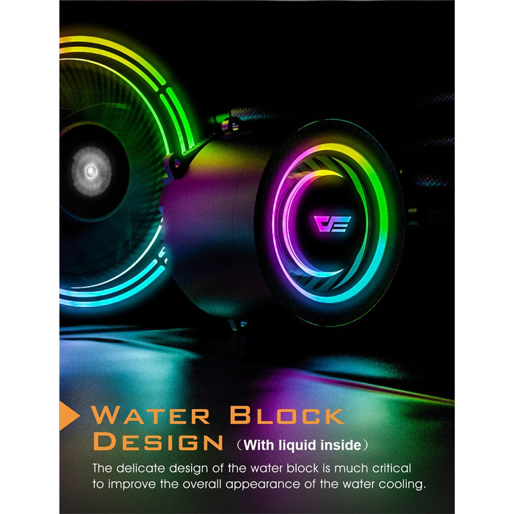 Jual PREORDER darkFlash Water Cooling RGB Sync AIO CPU Cooler Radiator ...