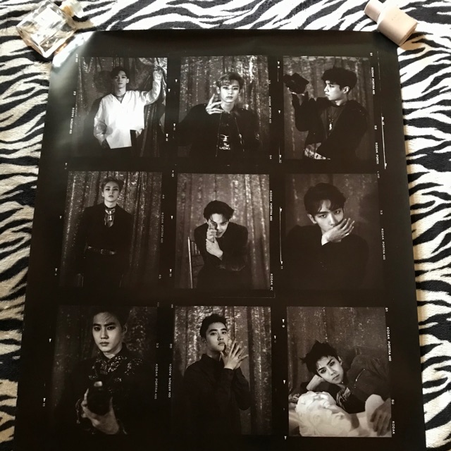 Jual Official Poster EXO Lotto Album (Free Tube) | Shopee Indonesia
