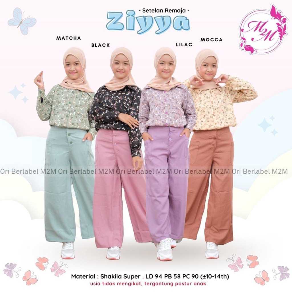 Jual setelan anak perempuan 10-14 tahun ori m2m | gilda karen mikha ...