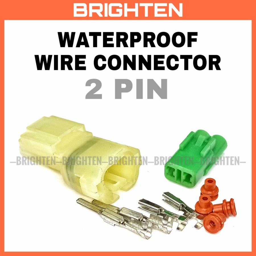 Jual Waterproof Wire Connector 2 pin Konektor Kabel Tahan Air 2p ...