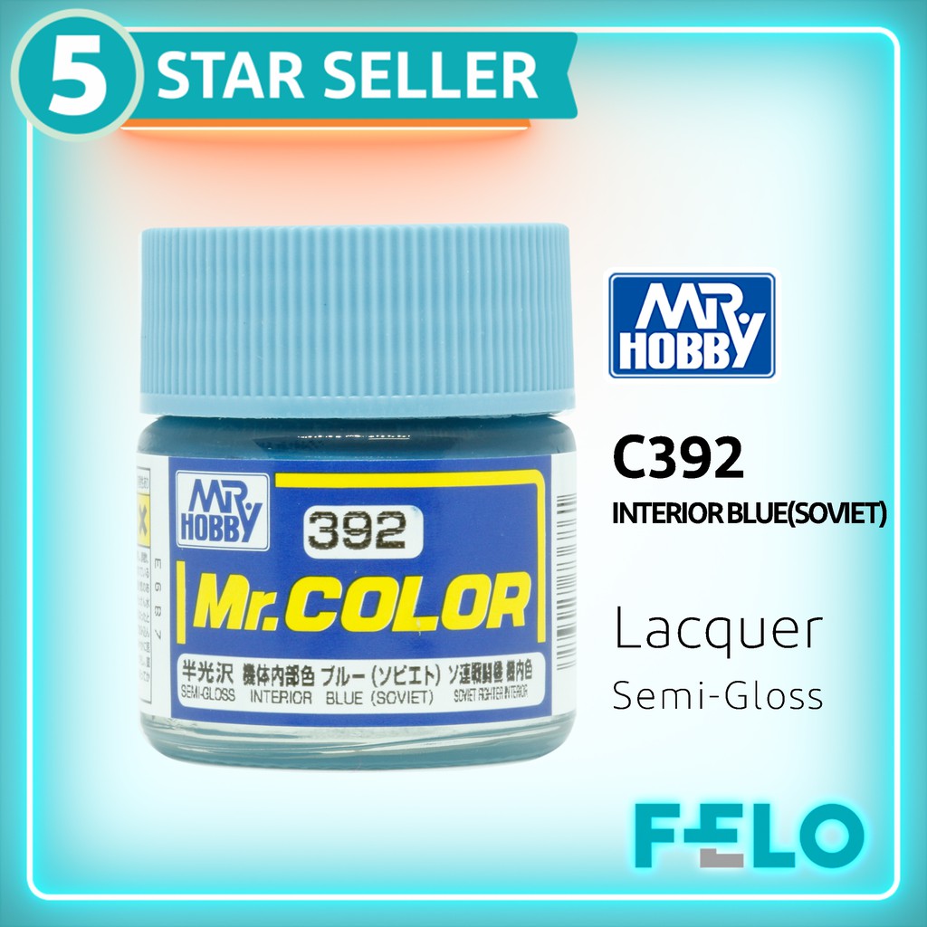 Jual CAT GUNDAM - MOKIT MR COLOR INTERIOR BLUE SOVIET C 392 / MR HOBBY C392 | Shopee Indonesia