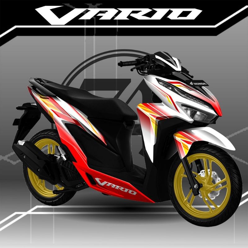 Jual Decal stiker variasi motor Honda Vario 125/150 new full body ...