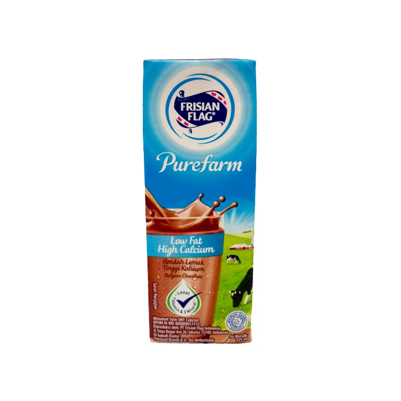 Jual Frisian Flag Uht Low Fat Coklat 225Ml | Shopee Indonesia