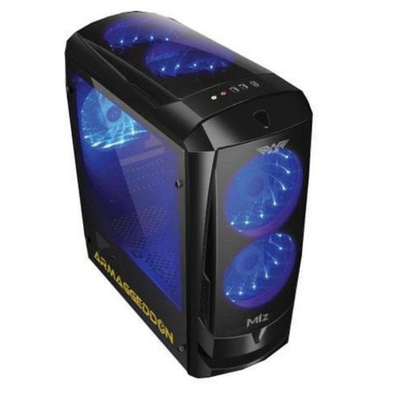 Jual Casing PC Gaming Armageddon M1z Mico ATX Usb 3.0 -Black | Shopee ...