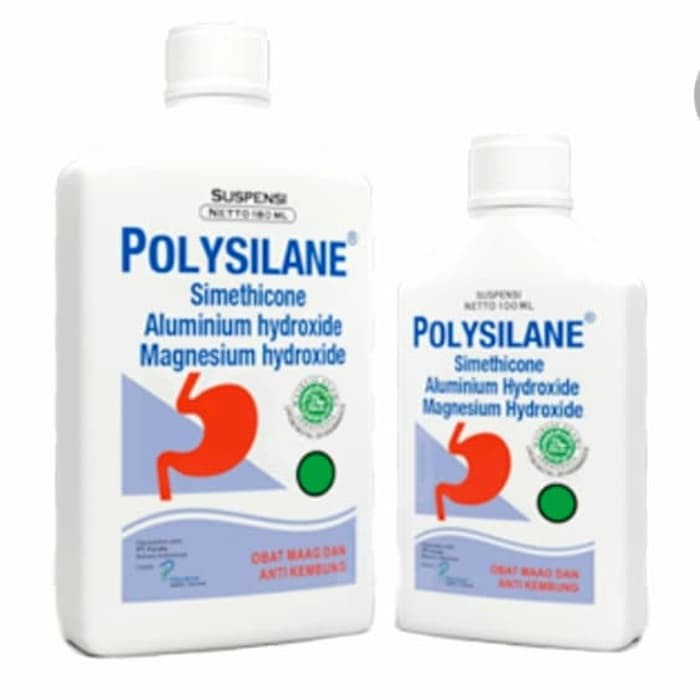 Jual POLYSILANE SUSPENSI 180ML MENGATASI MAAG GERD GANGGUAN PENCERNAAN ...