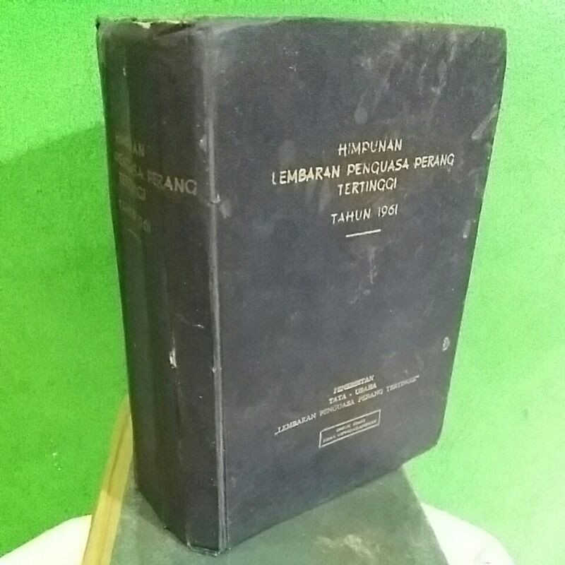 Jual Buku Himpunan Lembaran Penguasa Perang Tertinggi Tahun 1961 ...