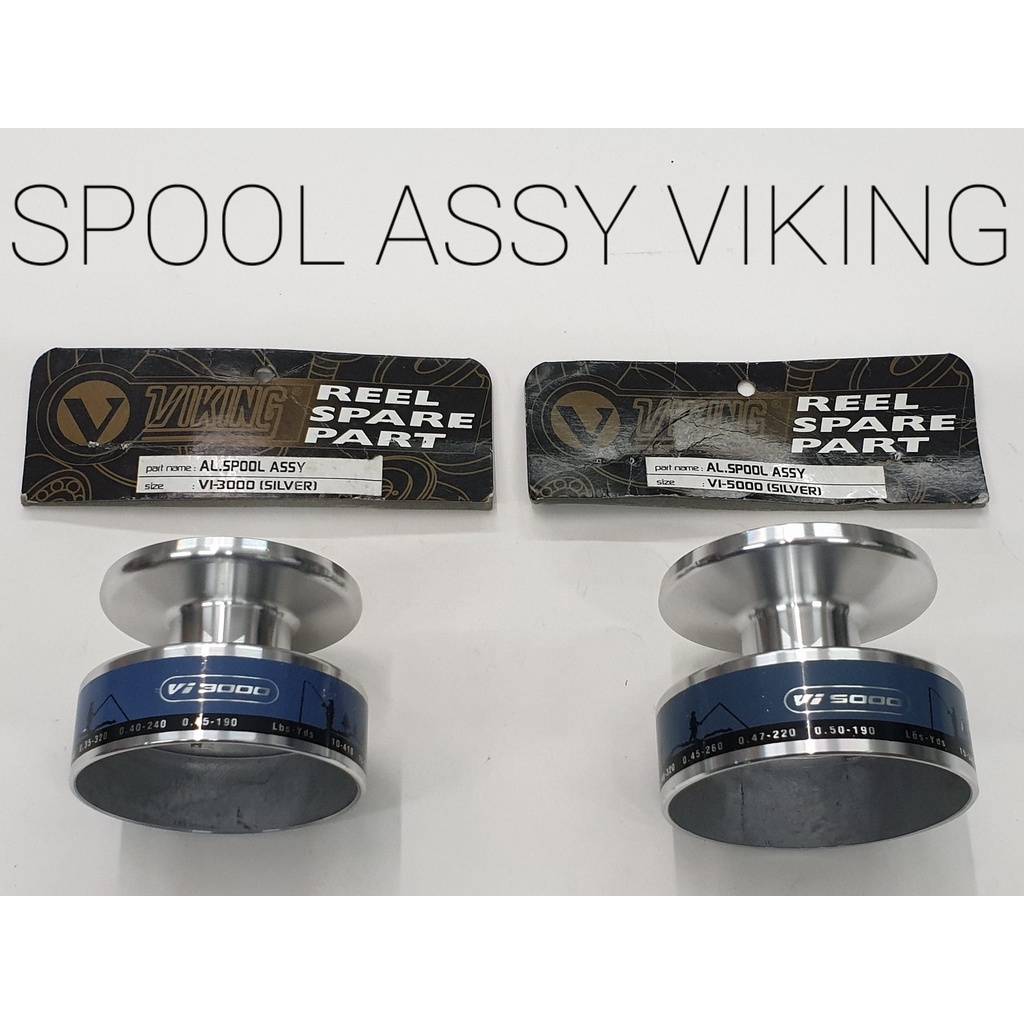 Jual ALUMINIUM SPOOL ASSY VIKING Vi (SILVER) | Shopee Indonesia