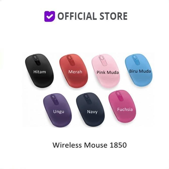 Jual Aj15 Microsoft 1850 Wireless Mouse - Garansi Resmi A6R6Cm3Wos | Shopee Indonesia