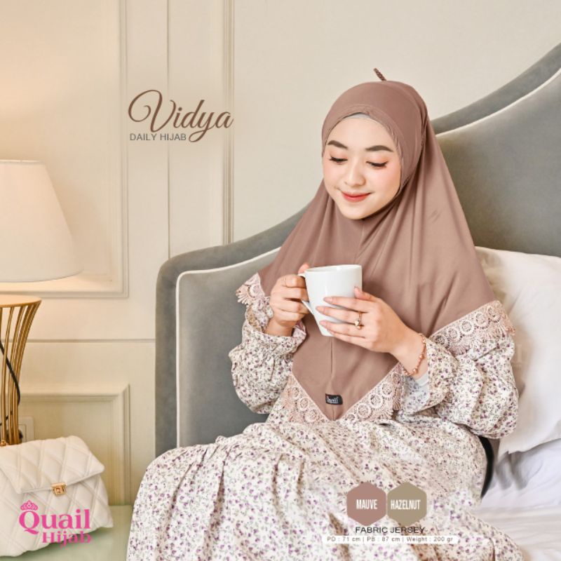 Jual VIDYA QUAIL HIJAB DAILY HIJAB PREMIUM HIJAB PESTA JILBAB KONDANGAN ...