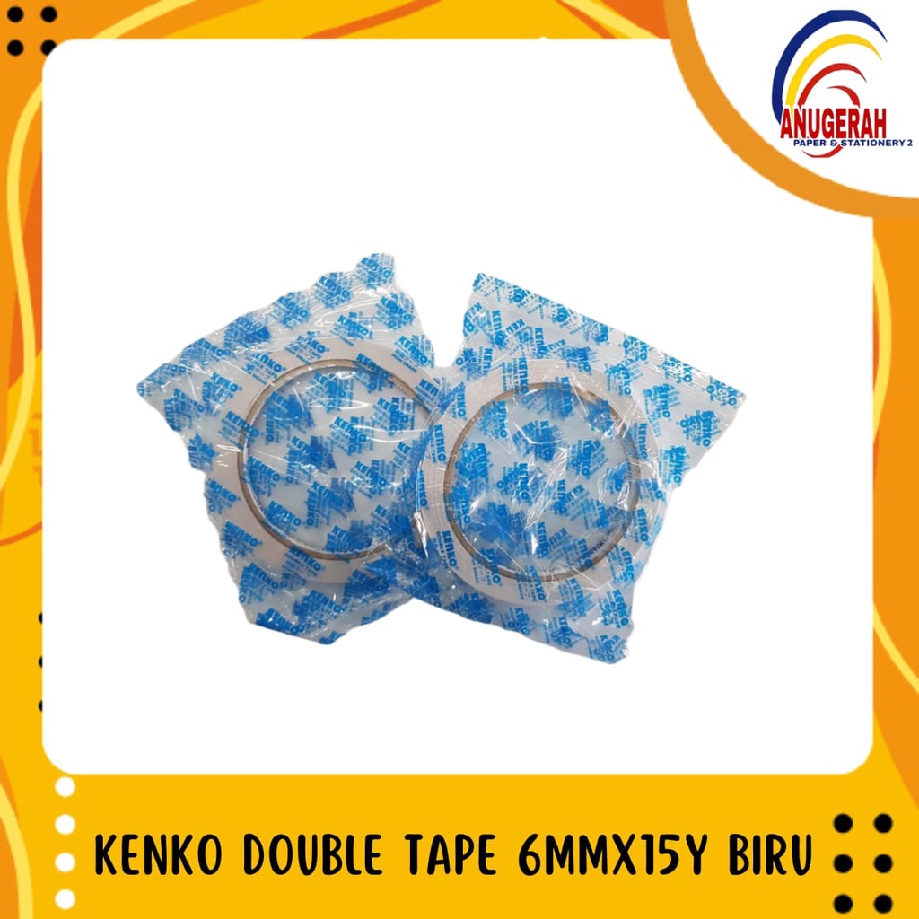 Jual DOUBLE TAPE KENKO 6MM BIRU (PCS) | Shopee Indonesia
