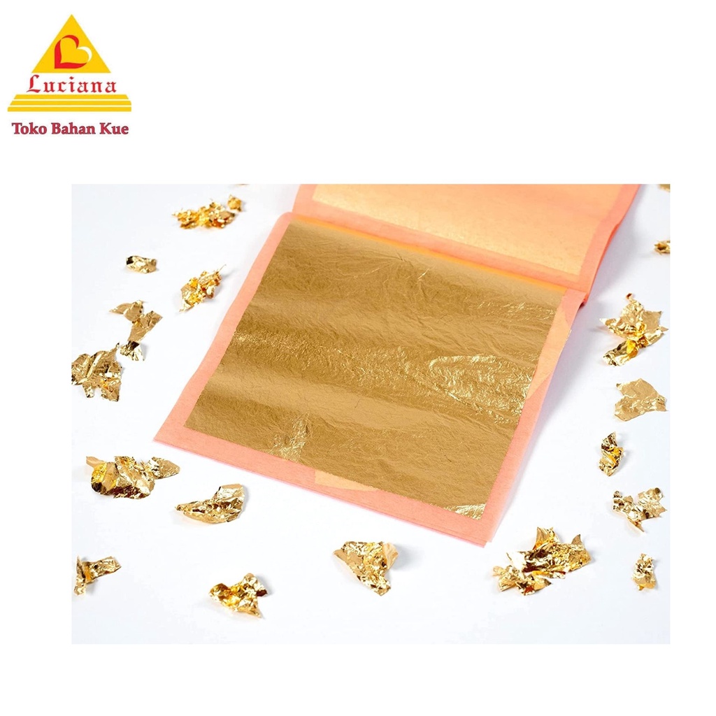 Jual Edible Gold Leaf Paper | Shopee Indonesia