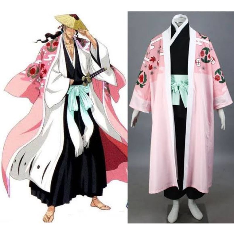 Jual Costume Shunsui Kyoraku Bleach 6th Division Captain Soul Society ...