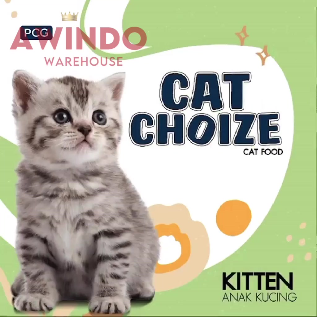 Jual CAT CHOIZE KITTEN 1KG - Makanan Anak Kucing Kitten Cat Choize Tuna ...