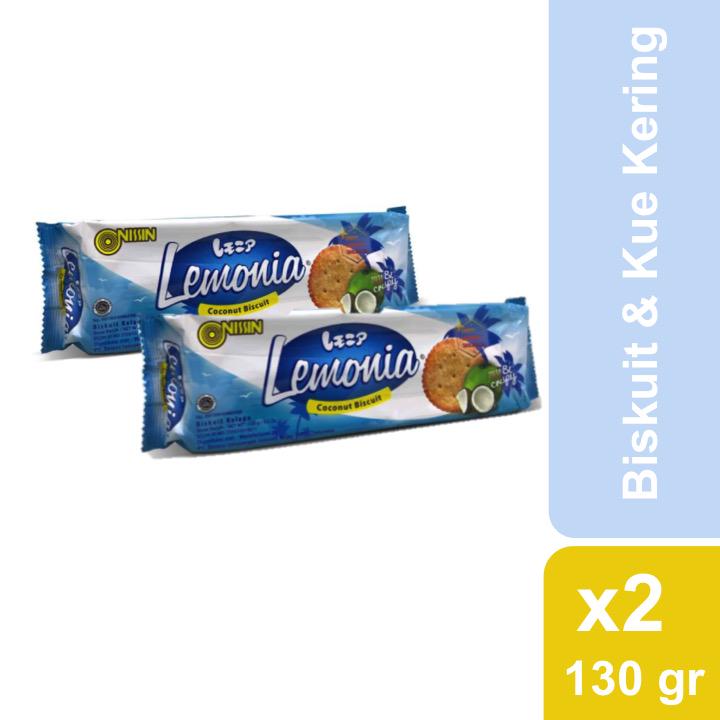 Jual Nissin Lemonia Coconut Biscuit 130 gr -2pcs | Shopee Indonesia