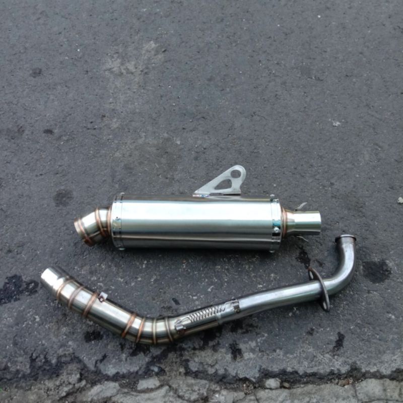 Jual knalpot custom AEROX best3 polos inlet 38 pnp AEROX dan NMAX NEW ...