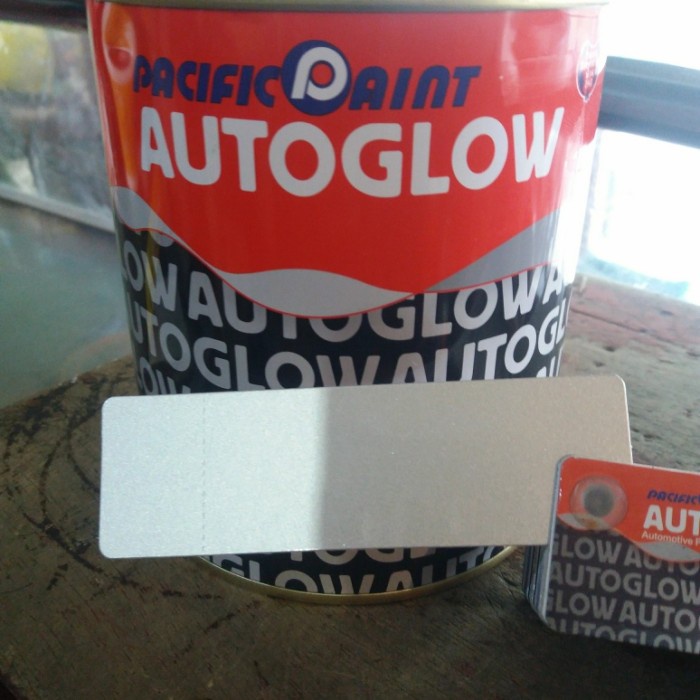 Jual cat pu autoglow silver 1E7- 200ml (Repack) | Shopee Indonesia