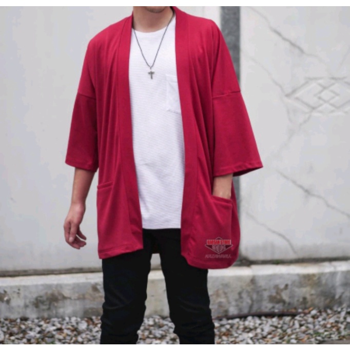 Jual KUKABILAL OUTER KIMONO CARDIGAN BLAZER JAS HAORI JEPANG KOREA COWO ...