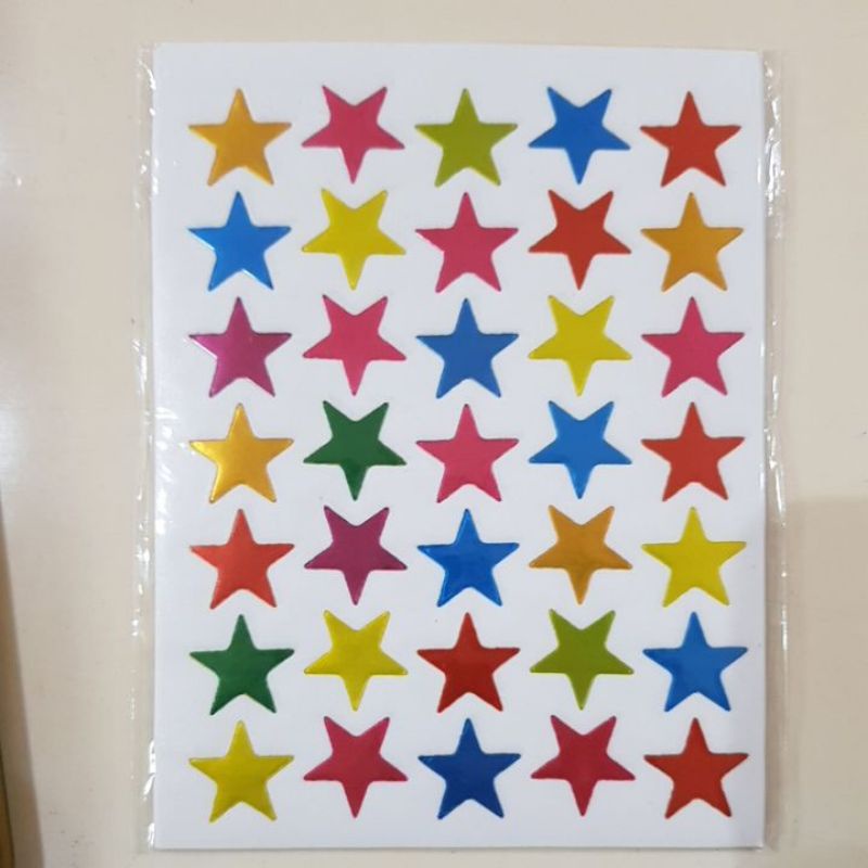 Jual STICKER REWARD STAR stiker bintang besar kecil stiker anak ...
