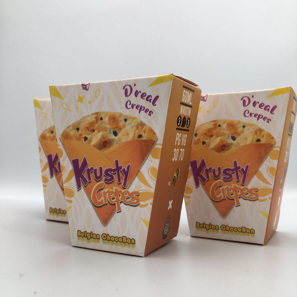 Jual Liquid Vape Krusty Crepes V4 Belgian Chocoban 60ML By Java Juice ...