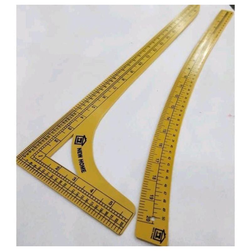 Jual Penggaris Pola Besar/ Penggaris Siku/ Penggaris Lengkung | Shopee ...