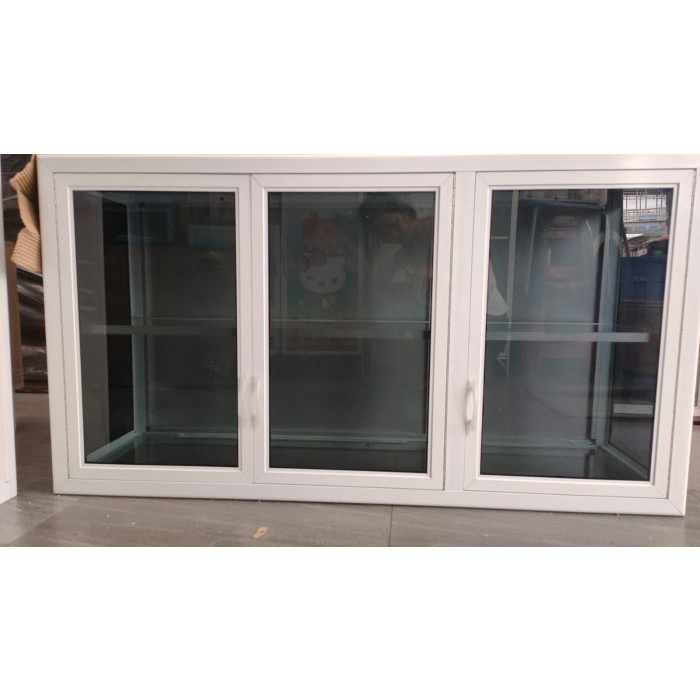 Jual Kitchen Set 3 Pintu Minimalis Aluminium Acp Warna Frame Putih ...