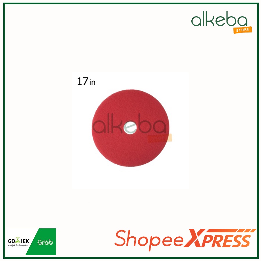 Jual Buffing Pad 3M 17 inch Merah / spoon pad putih mesin polisher ...