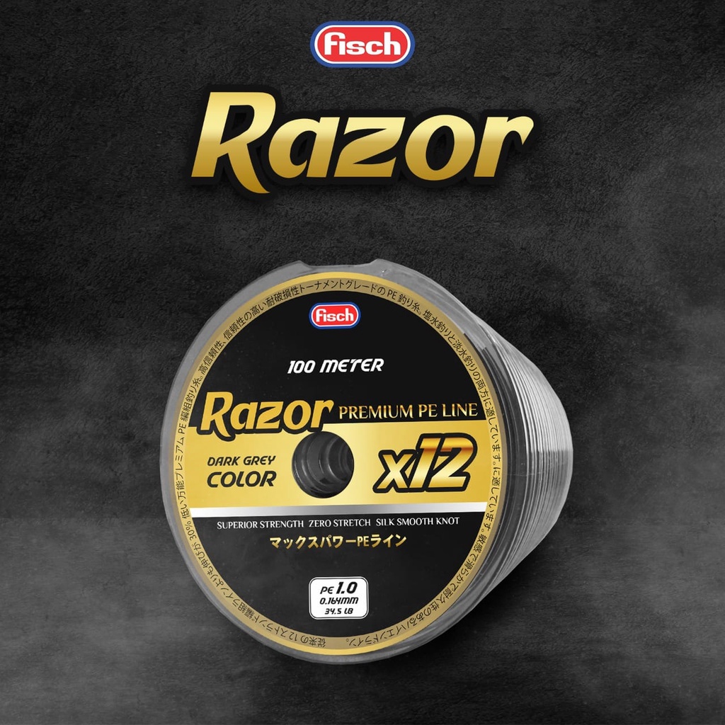 Jual PE. HOOKUP RAZOR X12 PREMIUM PE LINE 100m Conecting | Shopee Indonesia