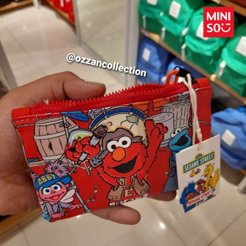 Jual Miniso clutch bag / dompet sesame street | Shopee Indonesia