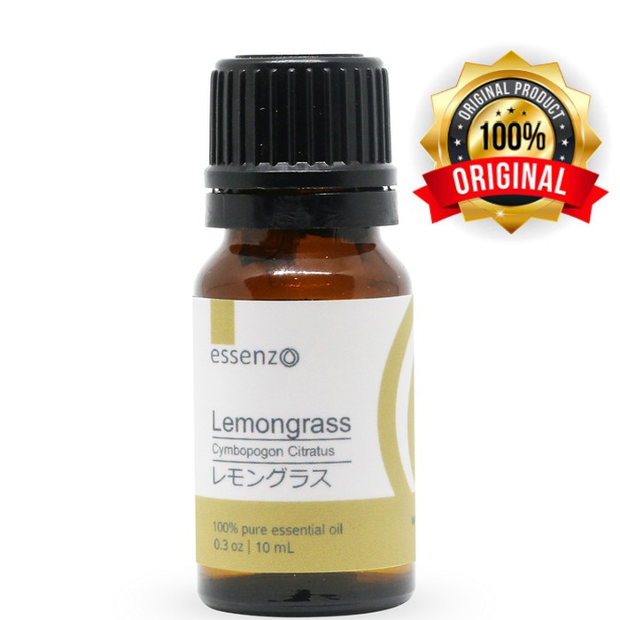 Jual Lemongrass Essential Oil - 20 ml Essenzo (Meredakan Nyeri PMS) | Shopee Indonesia