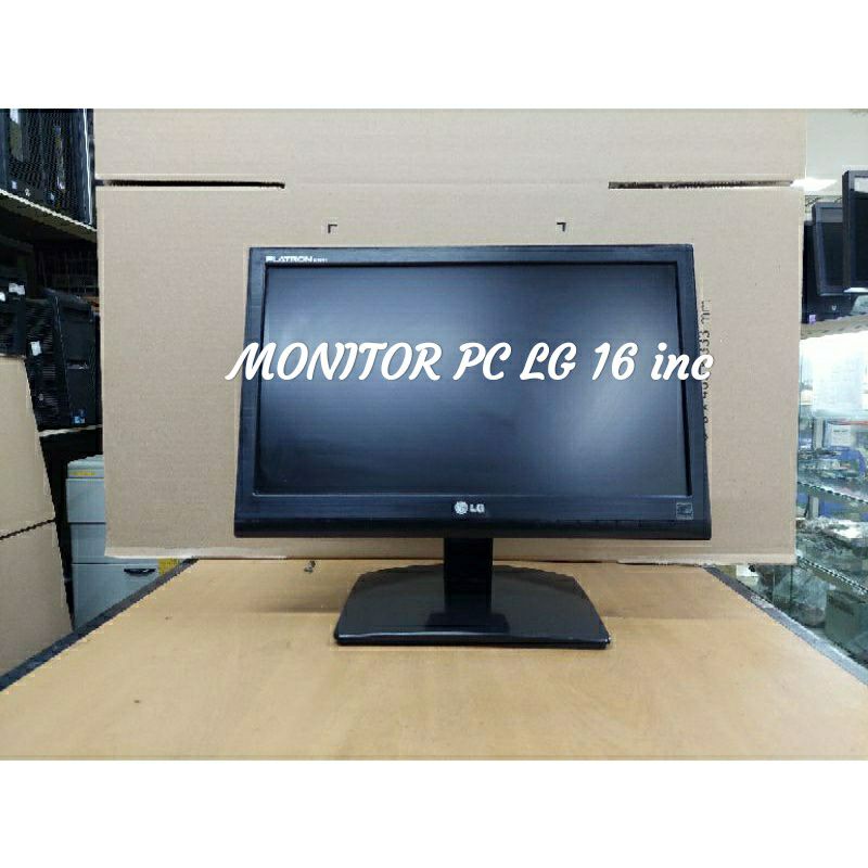 Jual Monitor pc lg 16inc normal | Shopee Indonesia