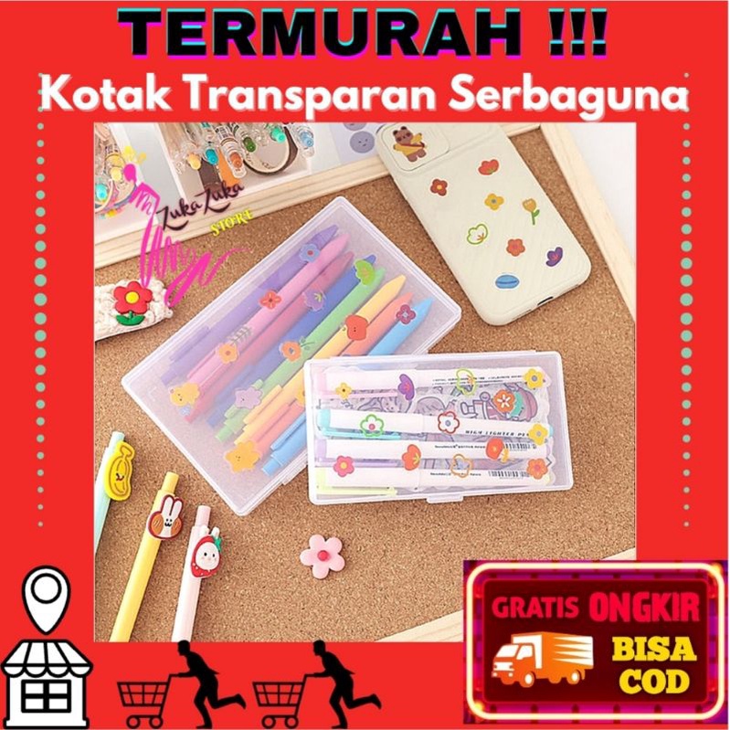 Jual Box Organizer Kotak Plastik Penyimpanan Wadah Pensil Alat Tulis ...